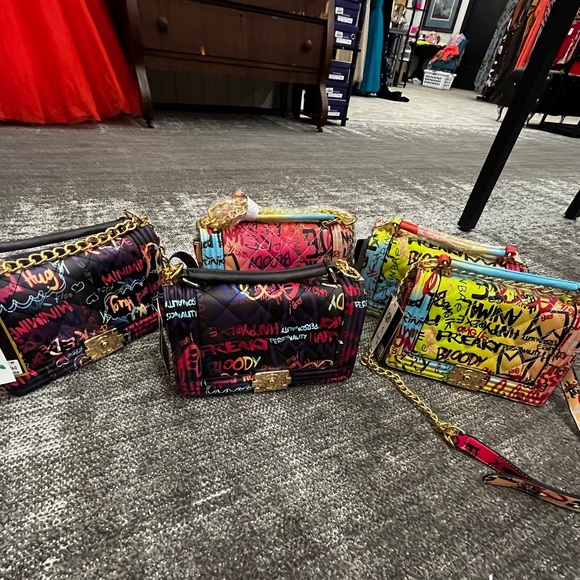 Bags | Graffiti Purse | Poshmark